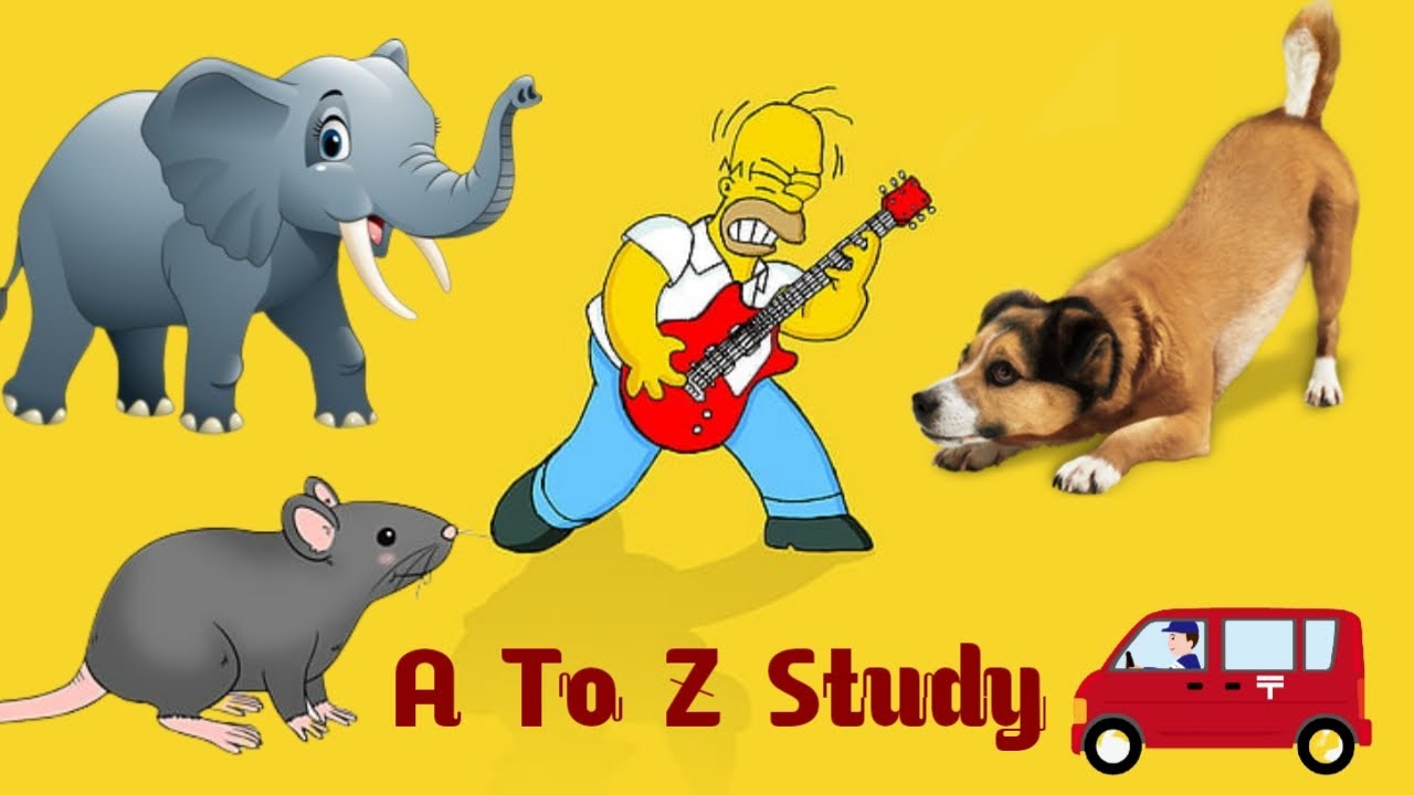 cartoon study for kids || a b c cartoon || abcd song for baby - YouTube
