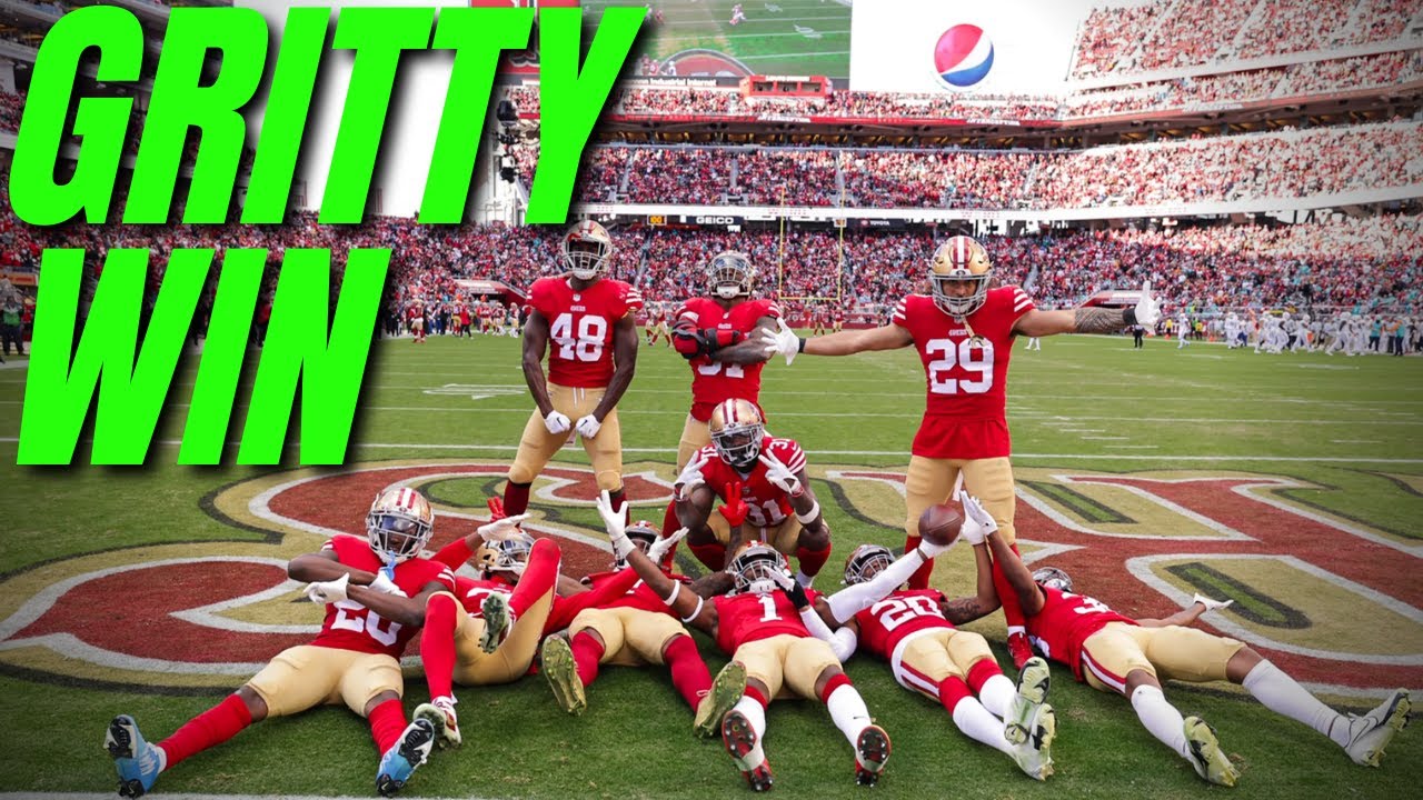 49ers Get Gritty Win vs Dolphins - YouTube