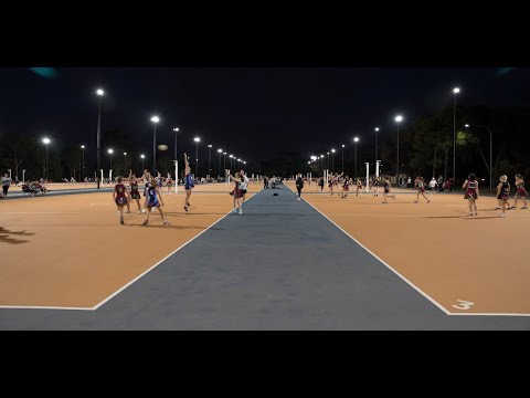 Netball Court LED Lighting system - YouTube