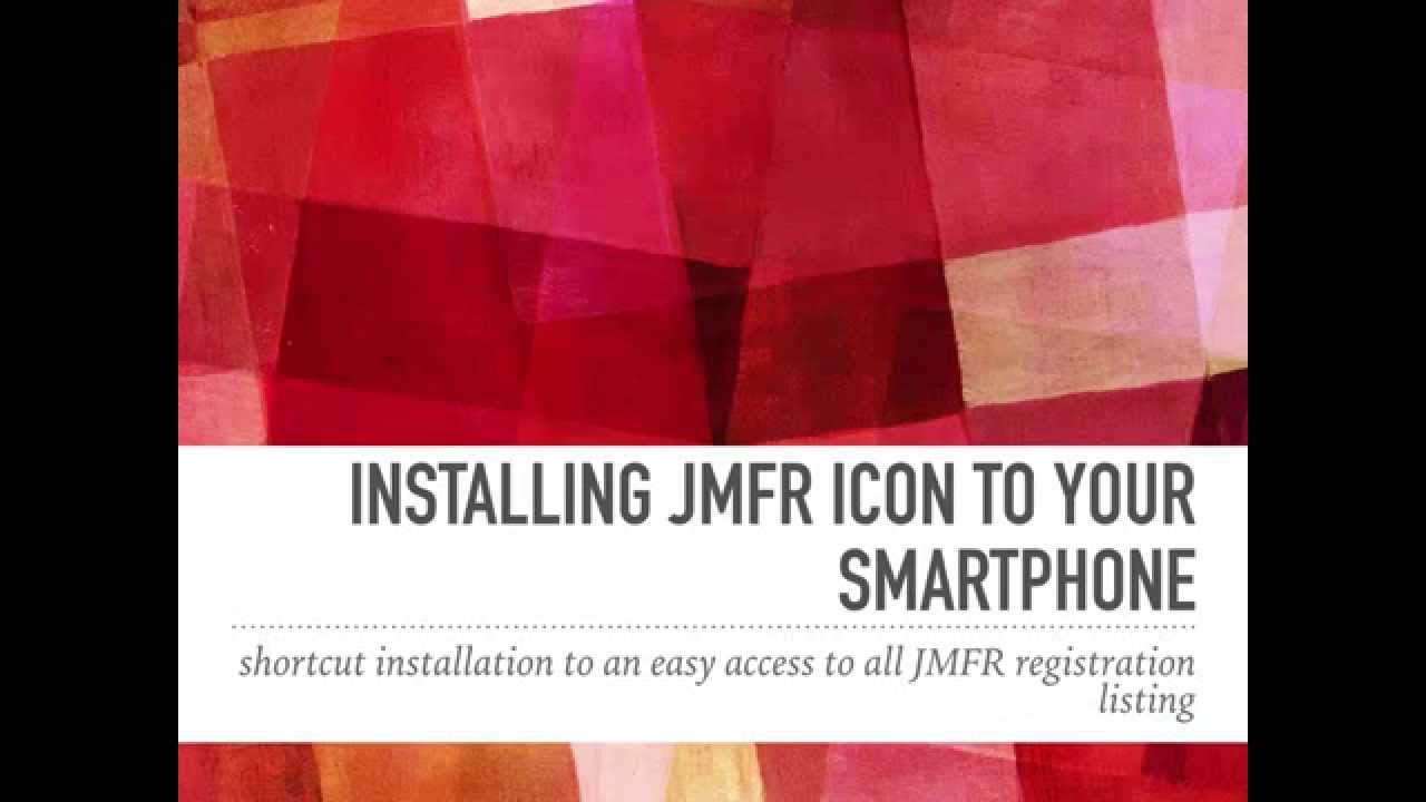 Installing JMFR app for one tap away from daily dose of registered ...