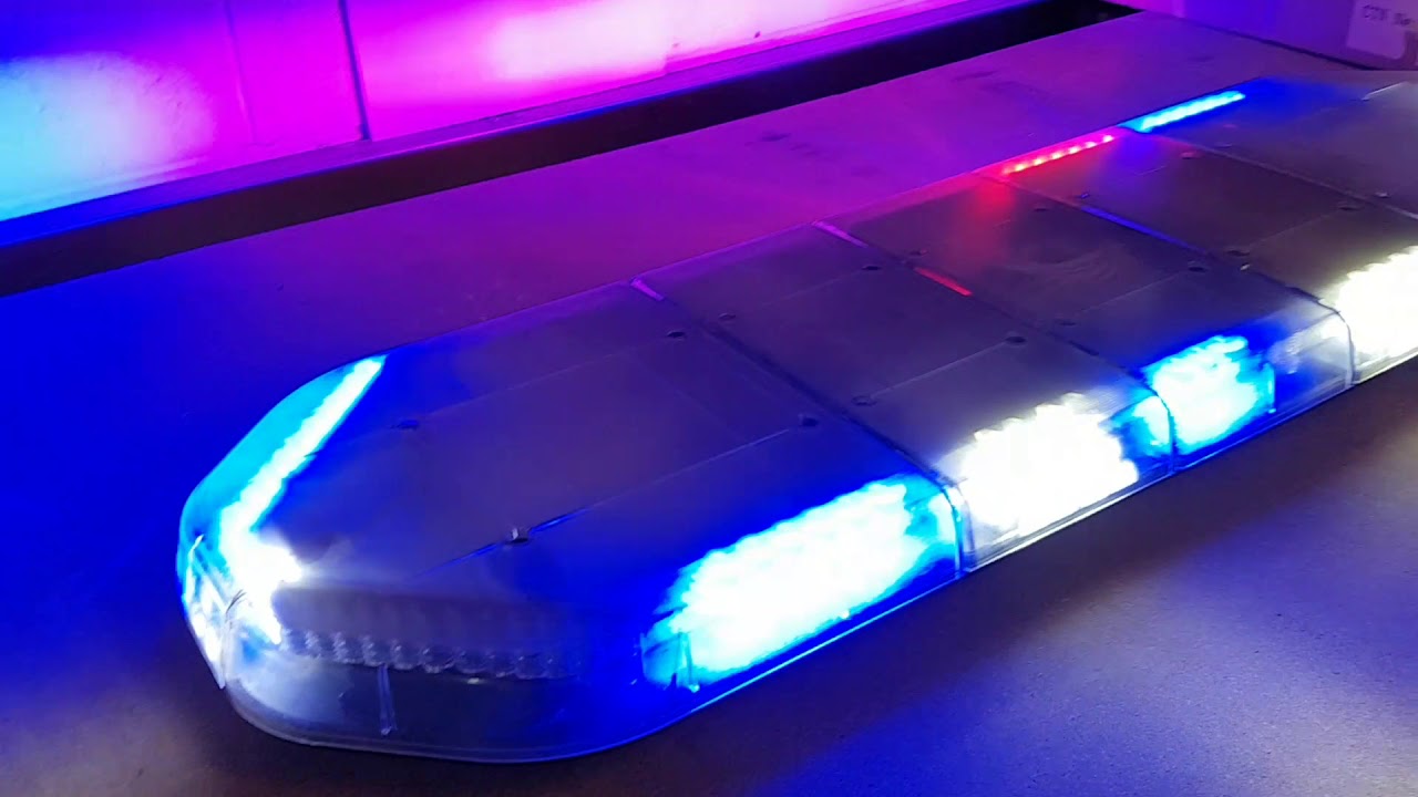 Refurbished RSG Legion Blue LED Lightbar - YouTube