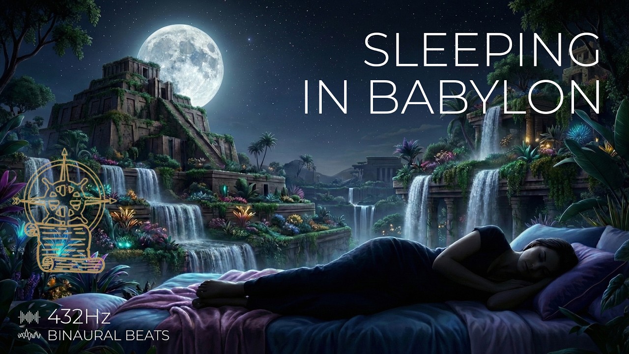 Night in the Hanging Gardens of Babylon - Ancient Water Sounds & Sleep ...