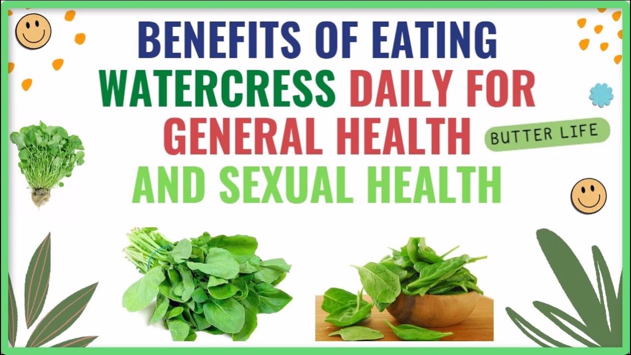 Benefits of Eating Watercress Daily for General Health and Sexual Health - YouTube