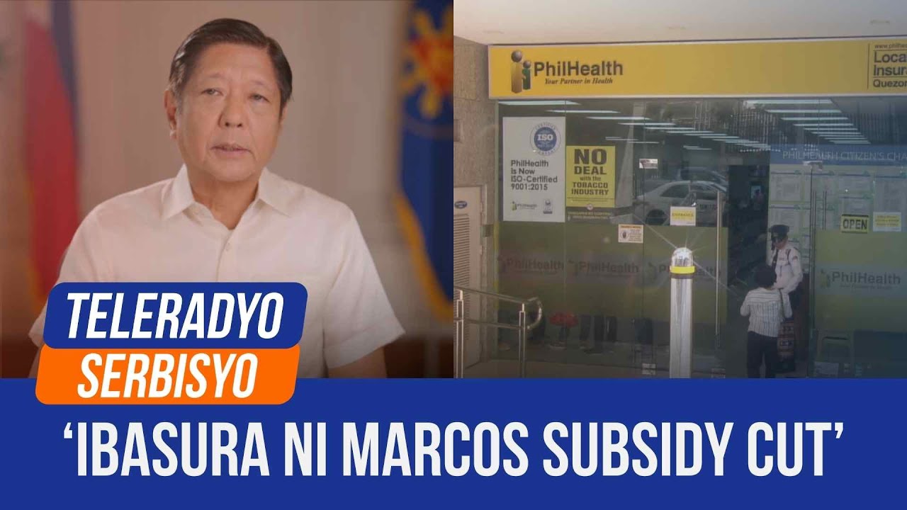 Marcos urged to veto PhilHealth's zero subsidy fund: ex-DOF chief | (17 ...