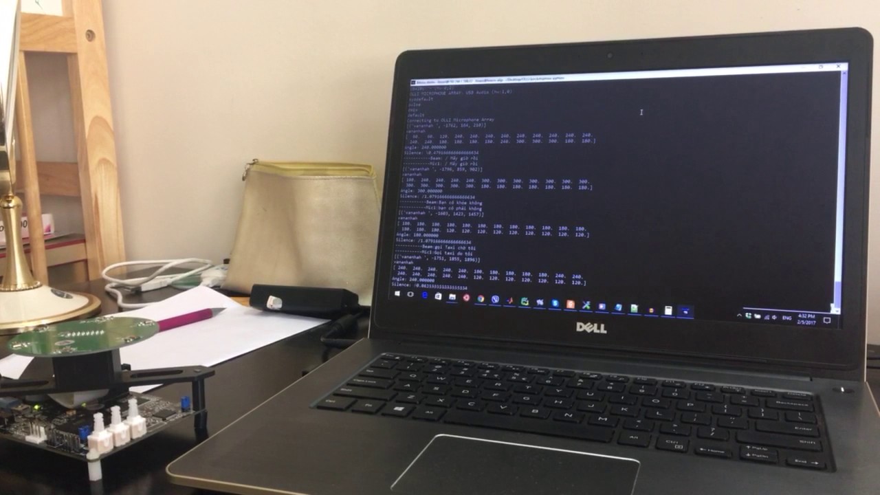 Microphone array test - YouTube