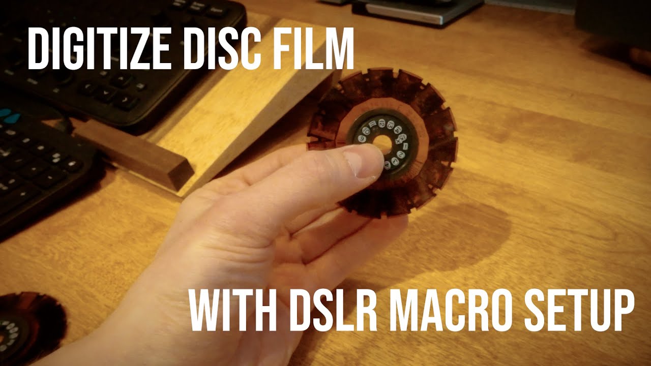 How to digitize old Kodak/Fuji disc film with DSLR macro setup - YouTube