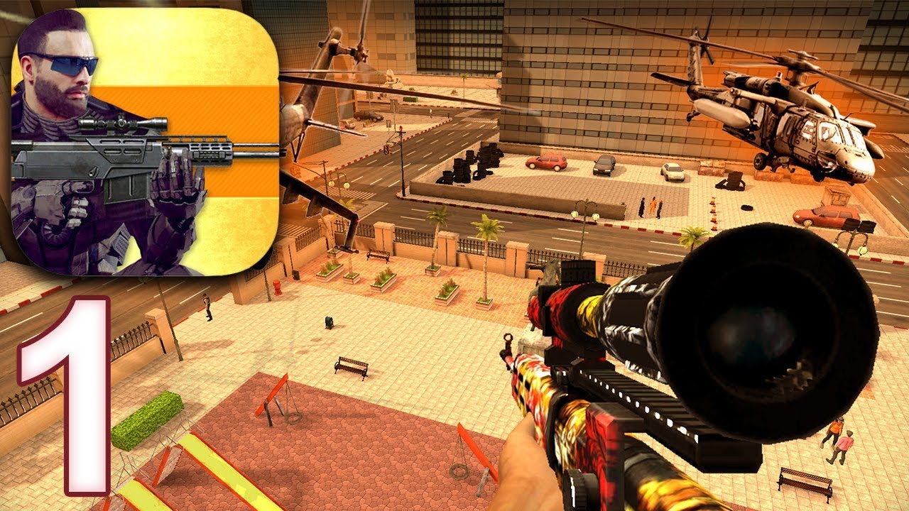 SNIPER ASSASSIN 3D SHOOTER 2 - Rephard City Mission 1-15 - Gameplay ...