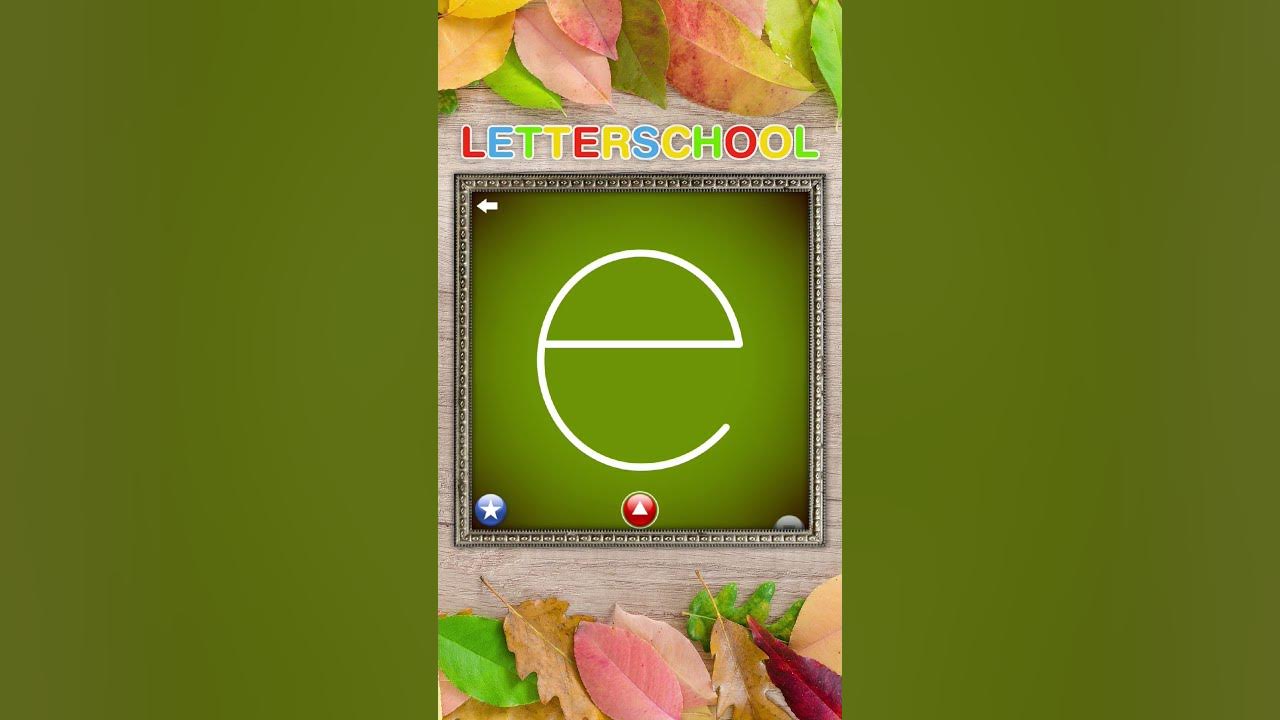 Learn to write Lowercase Letter E of the English Alphabet | Letter ...