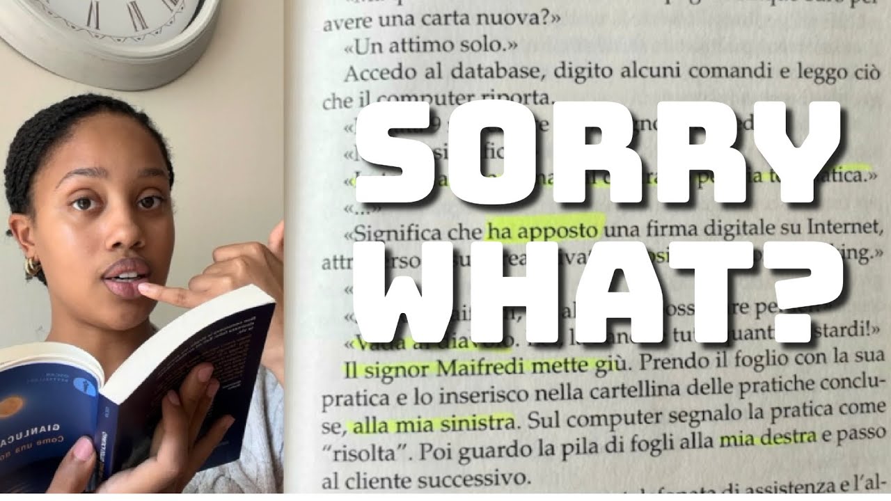 Reading In Italian DAILY until I'm fluent PART 6 | Learning Italian ...
