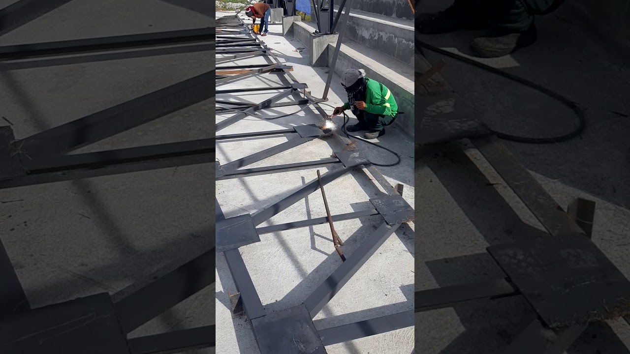 Project Trusses (Covered Court) - YouTube