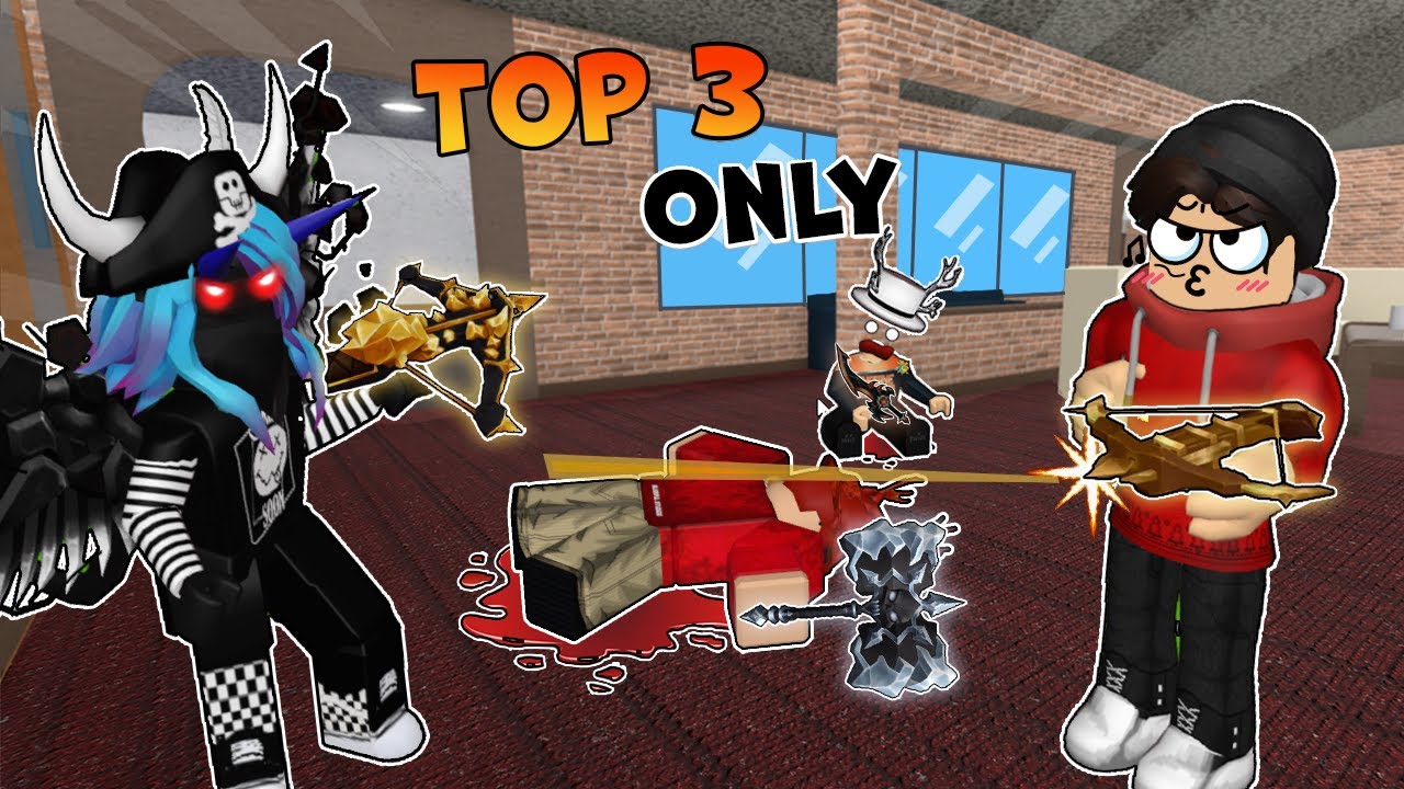 Top MM2 Players ONLY Gameplay (Murder Mystery 2) - YouTube