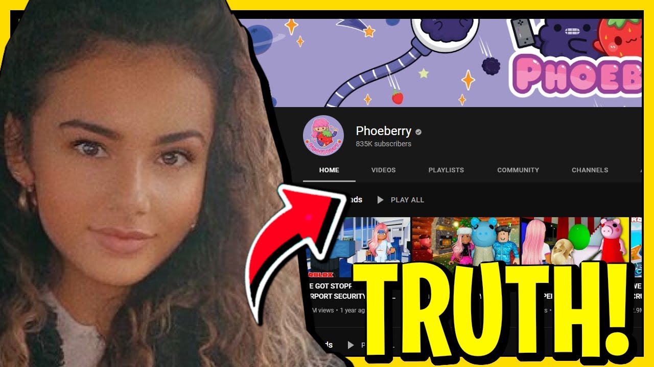The REAL REASON Phoeberry DOESN'T SHOW HER FACE in Roblox! - YouTube