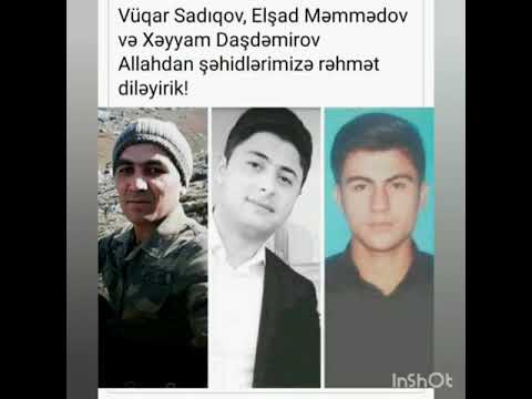 Vətən uğrunda döyüşlərdə qəhrəmancasına şəhid olmuş igid vətən oğullarımız