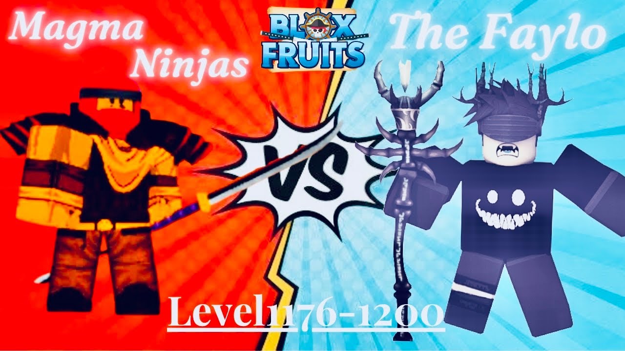 MAGMA NINJAS! Blox Fruits-Roblox Farming Levels 1176-1200 Grinding ...