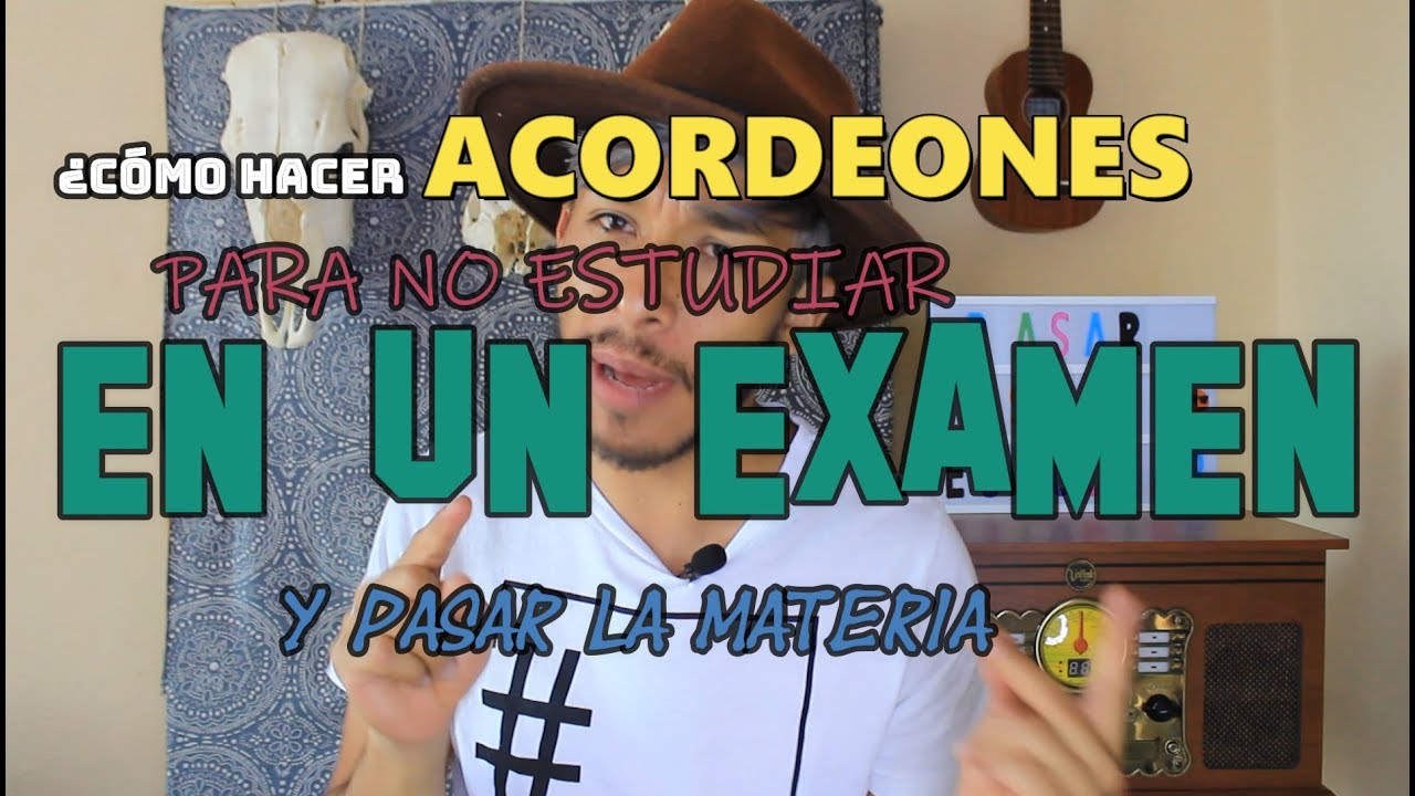 Acordeón para los exámenes - YouTube