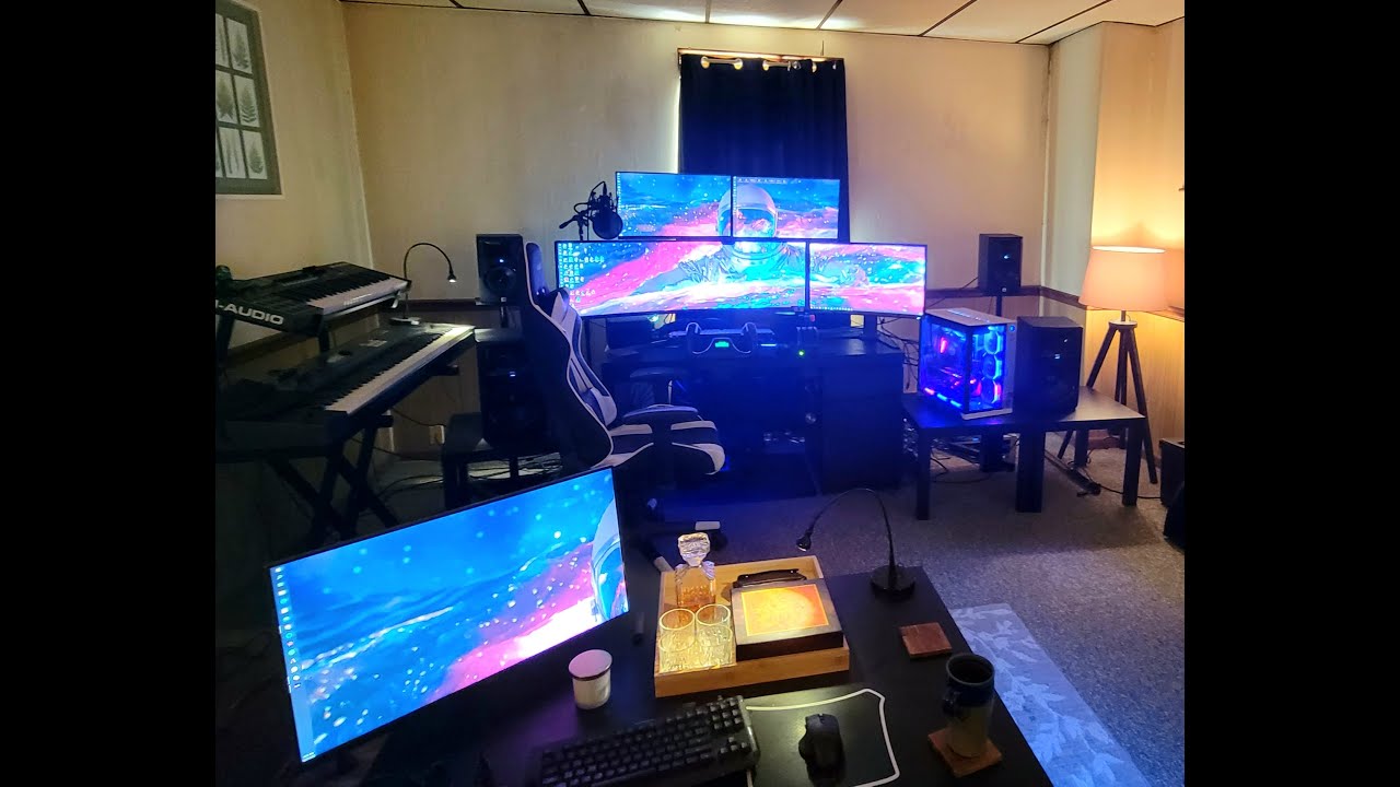 Star Citizen Computer Room Setup / Simulator - YouTube