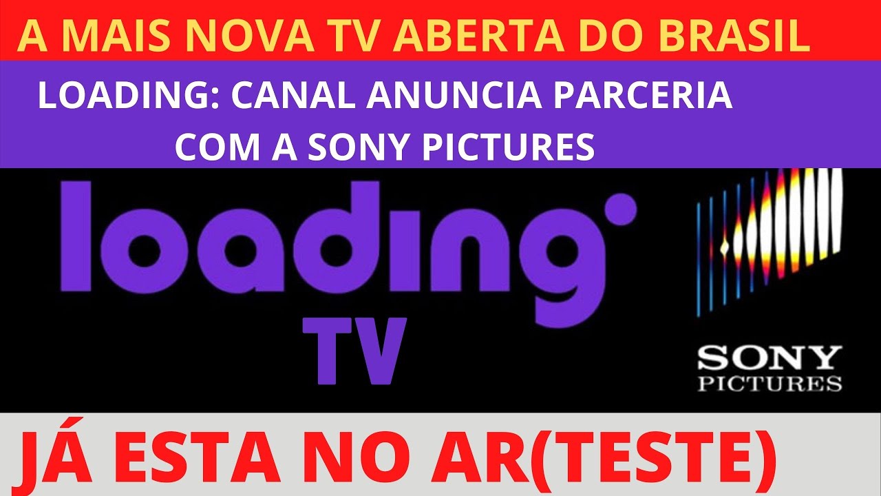 🔴 loading TV já esta no AR (teste) A EMISSORA ANUNCIOU PARCERIA COM A ...