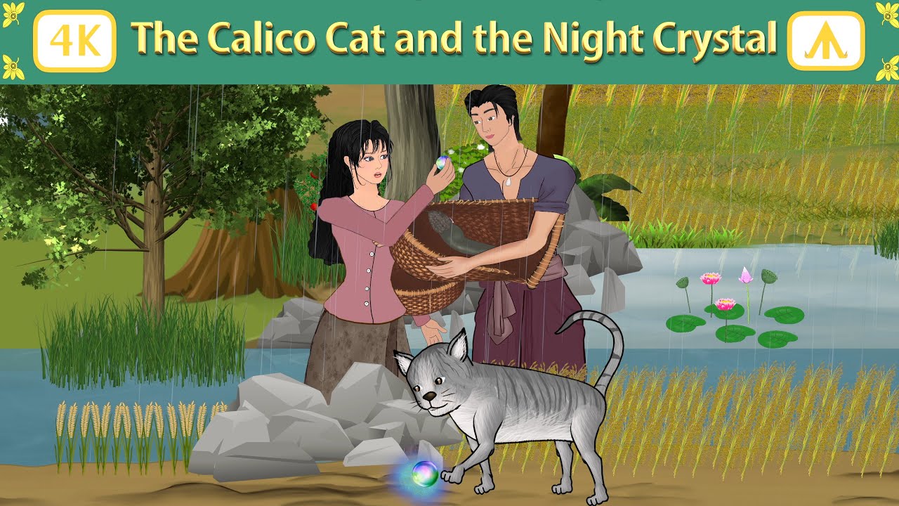 The Calico Cat and the Night Crystal | Airplane Tales English - YouTube
