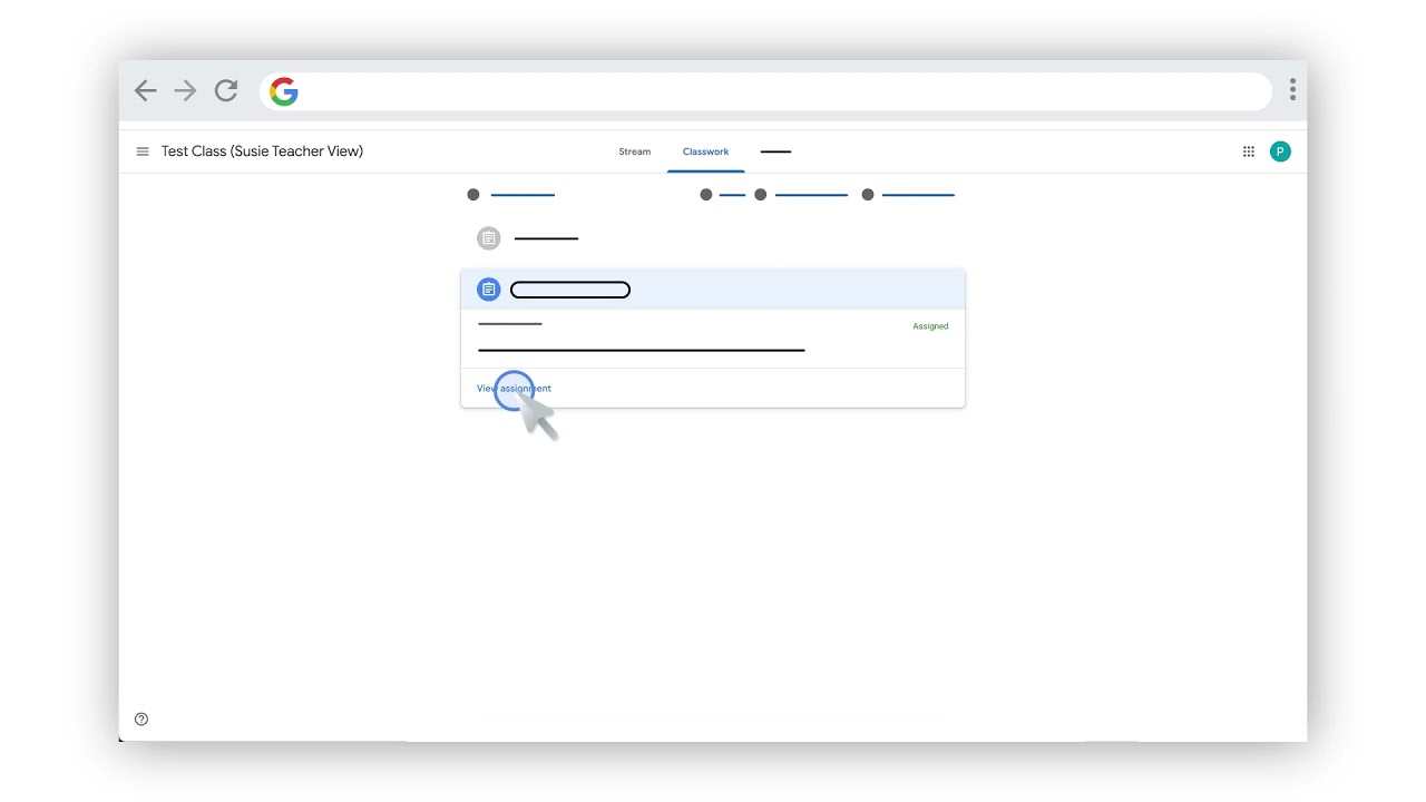Turn in an Assignment Using Google Classroom (Web) - YouTube