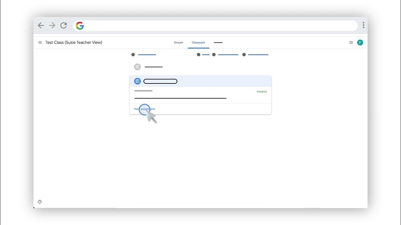 Turn in an Assignment Using Google Classroom (Web) - YouTube