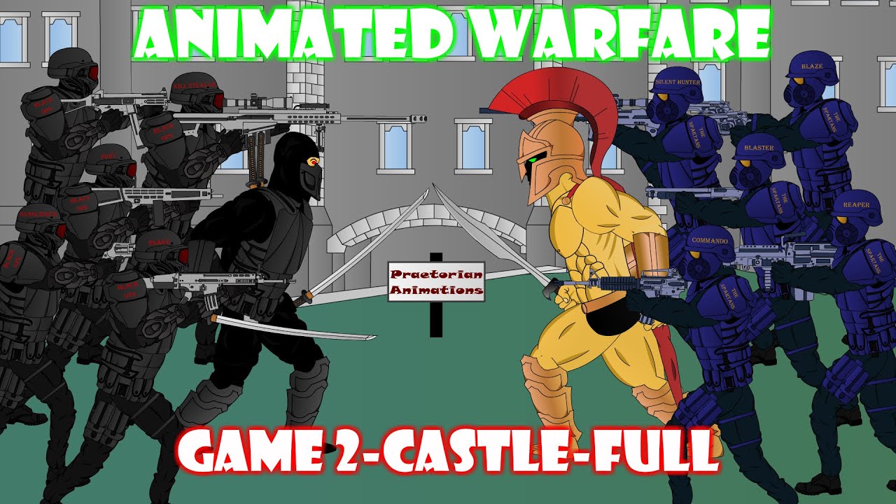 Animated Warfare | Game 2 | Castle | All Episodes Compilation - YouTube