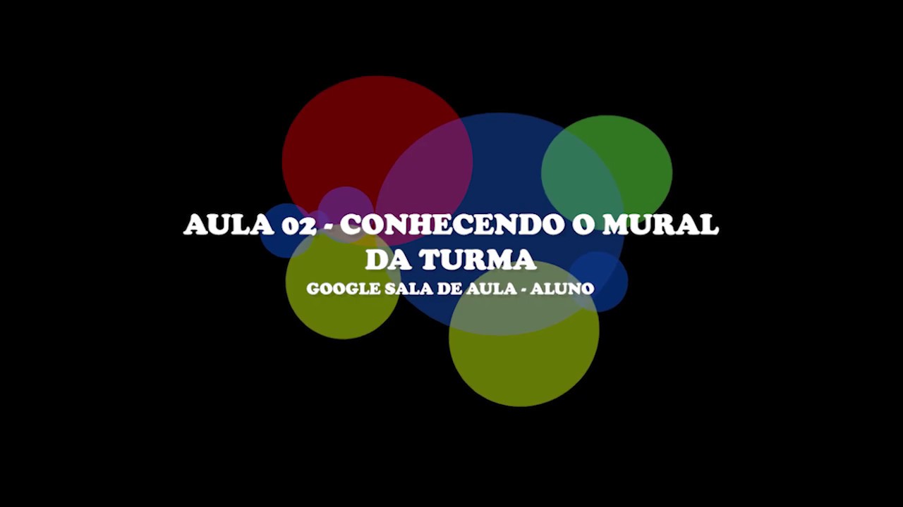 Google Sala de Aula: Aula 02 - Conhecendo o Mural da Turma (Tutorial ...