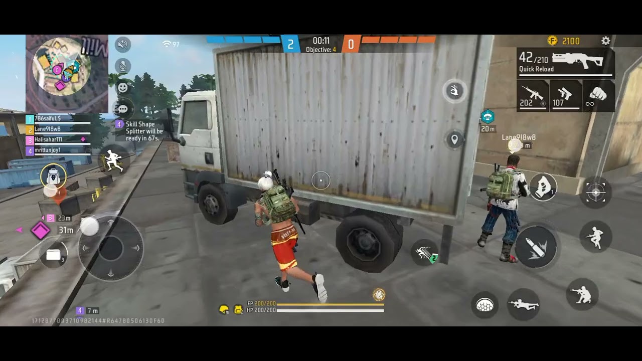 level up in free fire game play - YouTube