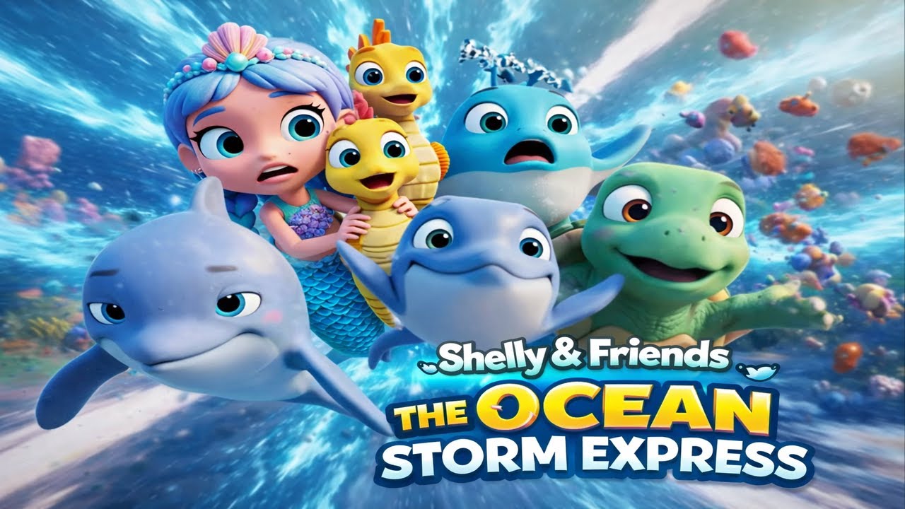 Shelly & Friends 🌊 The Ocean Storm Express Funny Ocean Adventure for ...