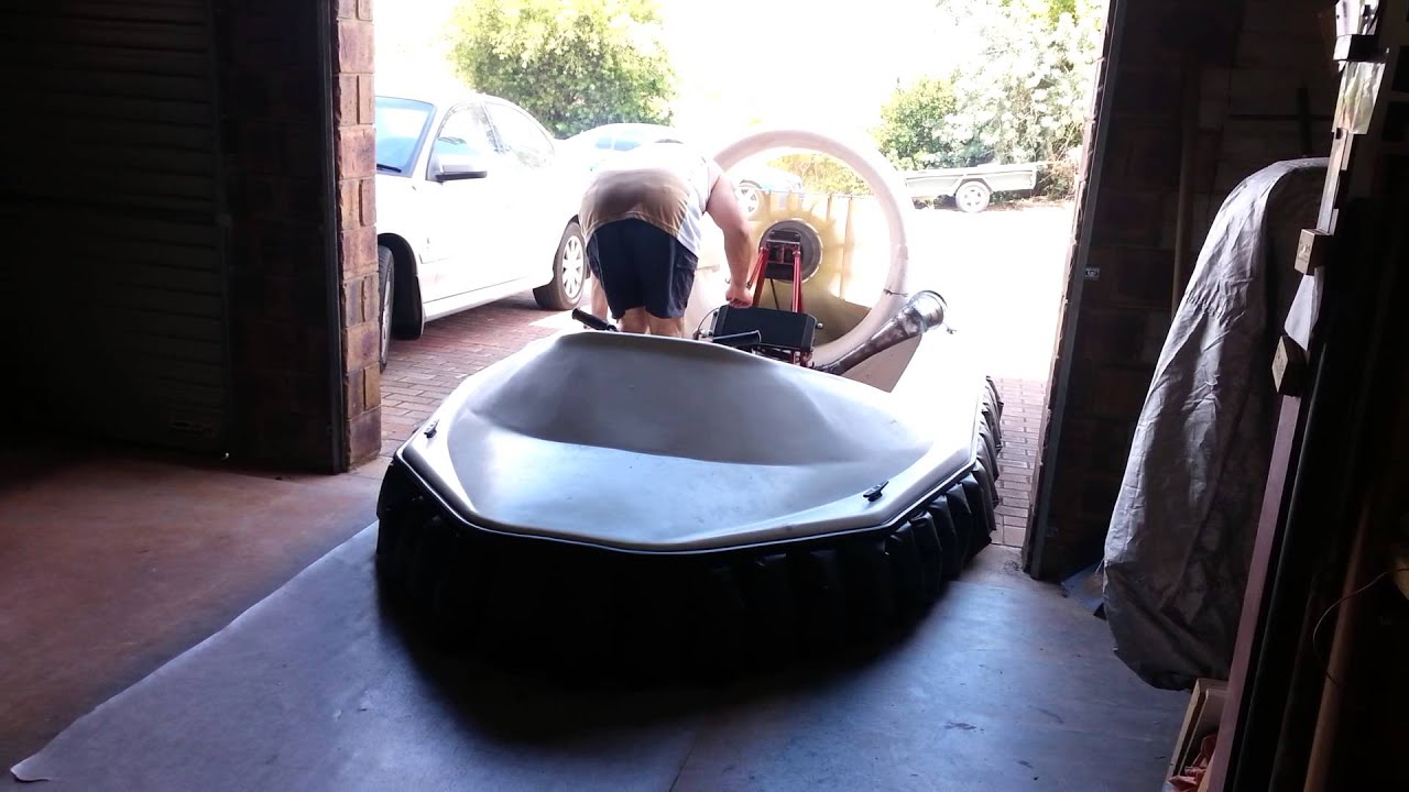 Hovercraft First Trial - YouTube