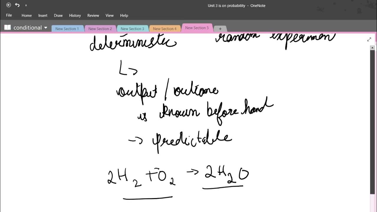 Unit 3 Probability Deterministic and Random Experiment Video 2 - YouTube
