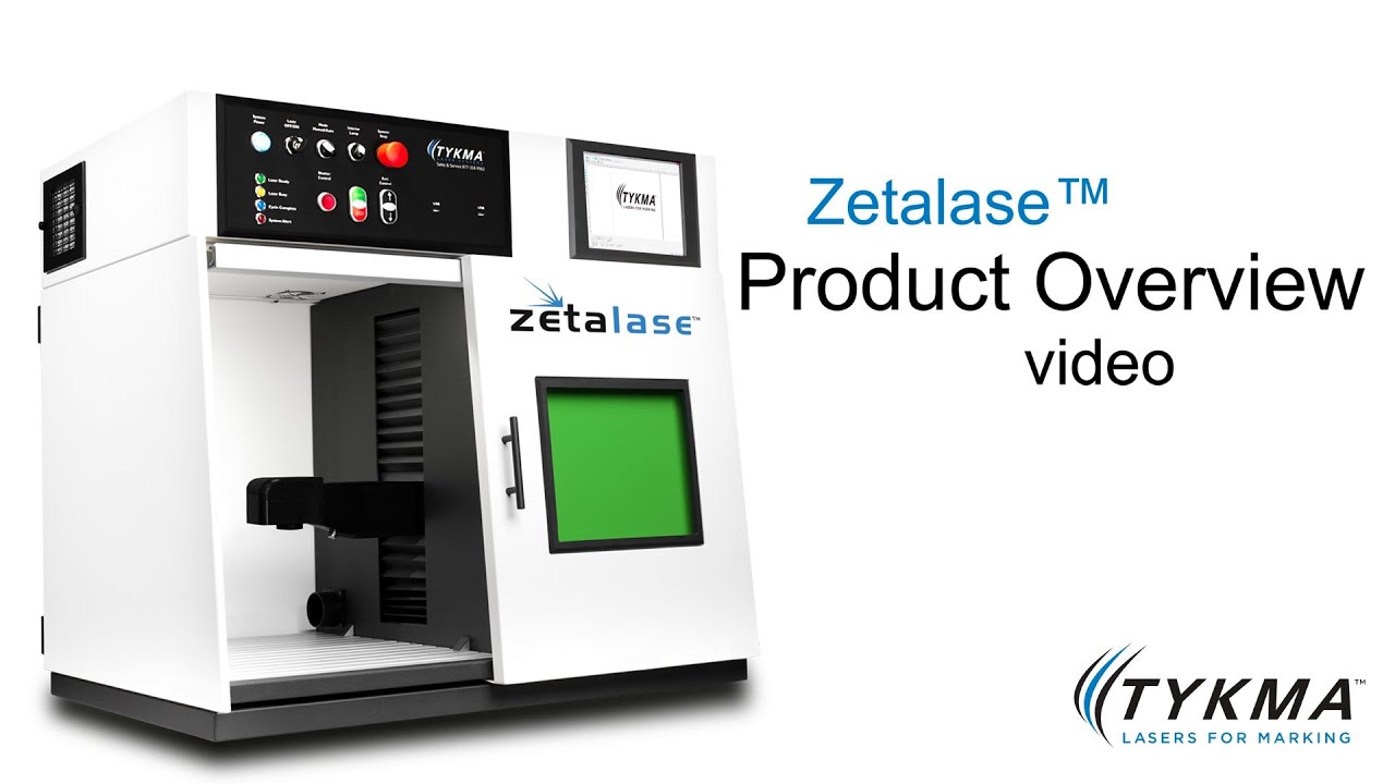 TYKMA Zetalase Fiber Laser Marking System Overview - YouTube