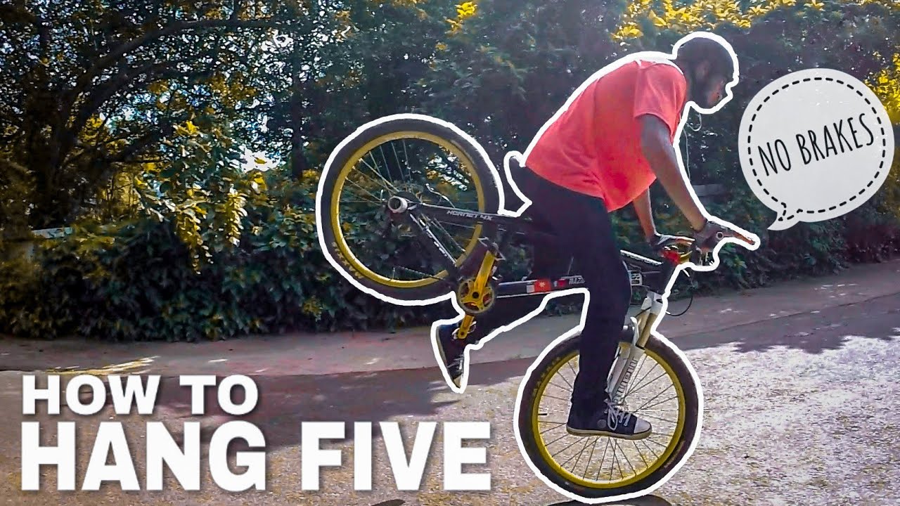 How to HANG FIVE on MTB | Infinity Riderzz Kolkata | MTB Stunts 2019 ...