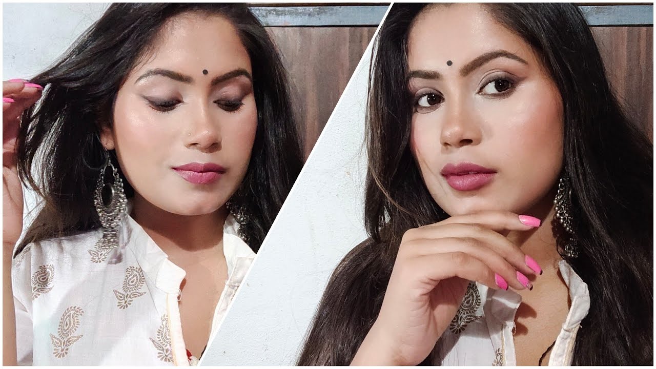 Very Simple Classic Tredetional Mekup - YouTube