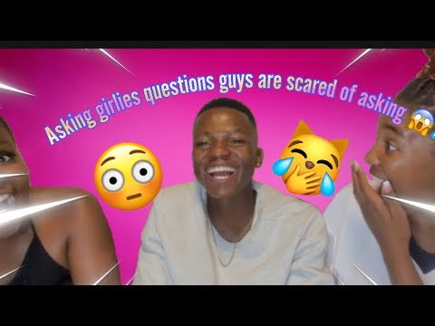 Asking girls questions that guys are to scared to ask 😹😹//They shocked ...