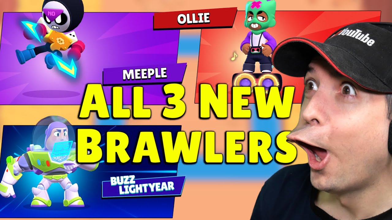 All 3 New Brawlers Summarized: Brawl Stars X-Mas December - YouTube