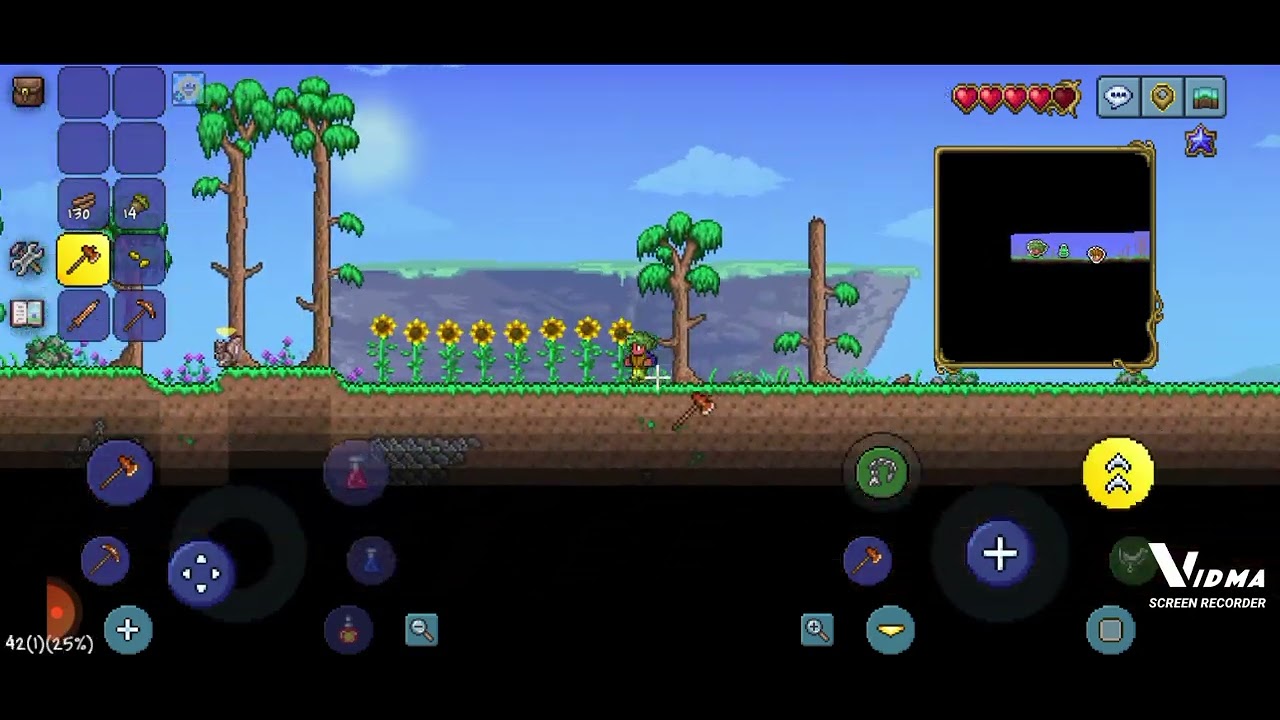 Terraria NPC house speedrun (mobile) - YouTube
