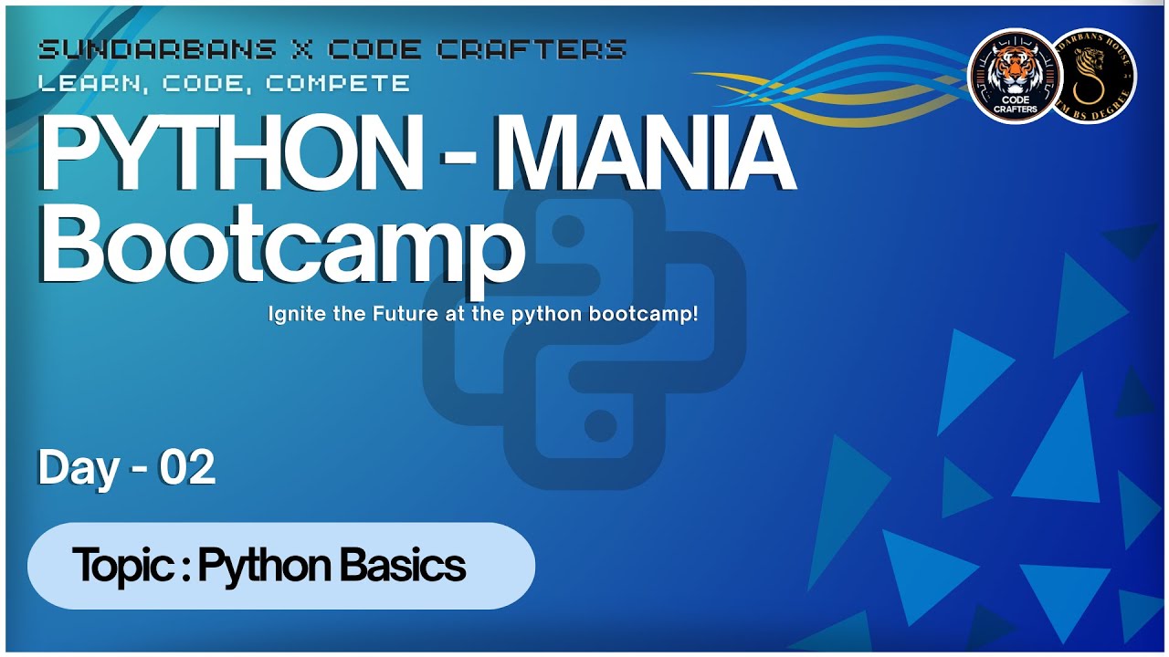 Python-Mania Day- 02 (Python Basics) || IITM BS DEGREE - YouTube