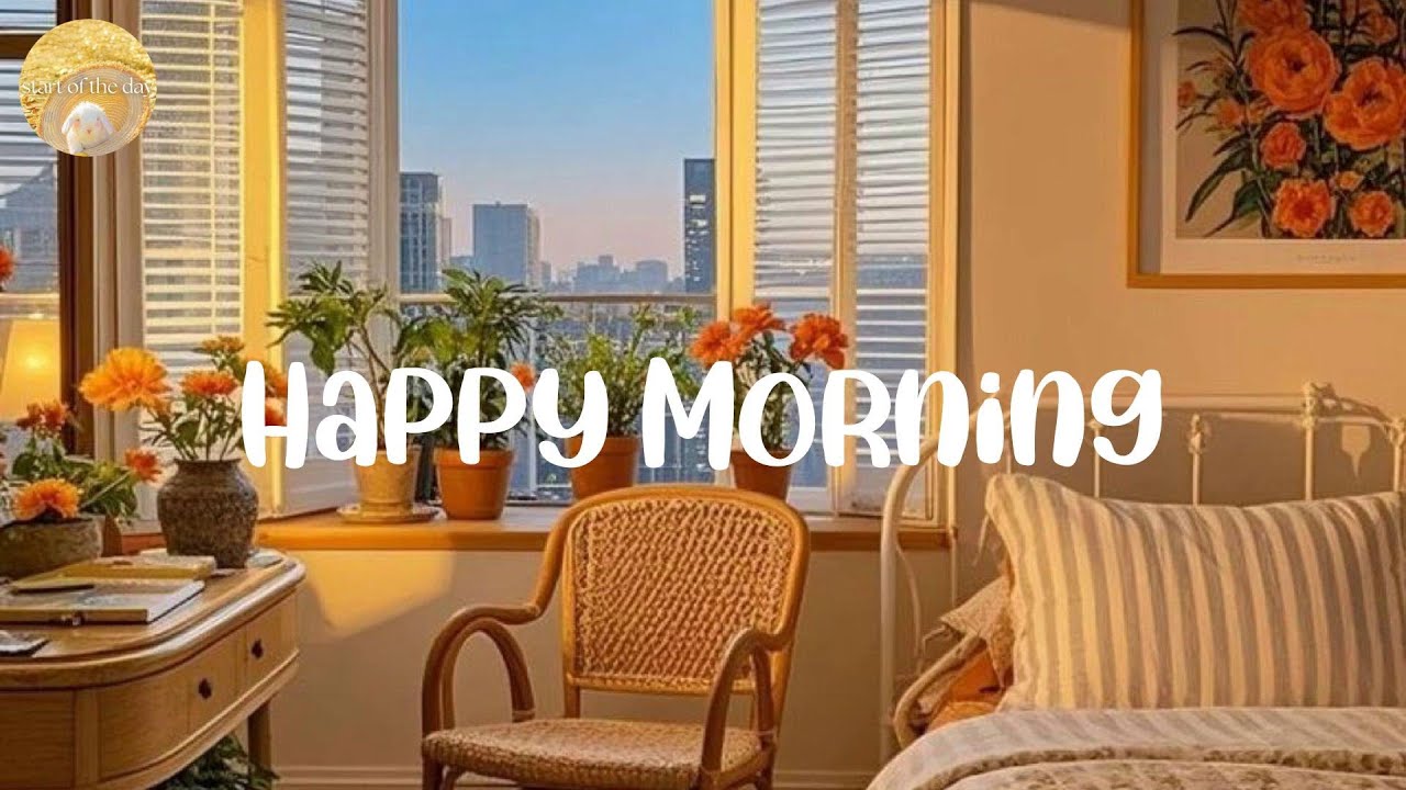 Wake up happy 🌷 Chill morning songs to start your day - YouTube