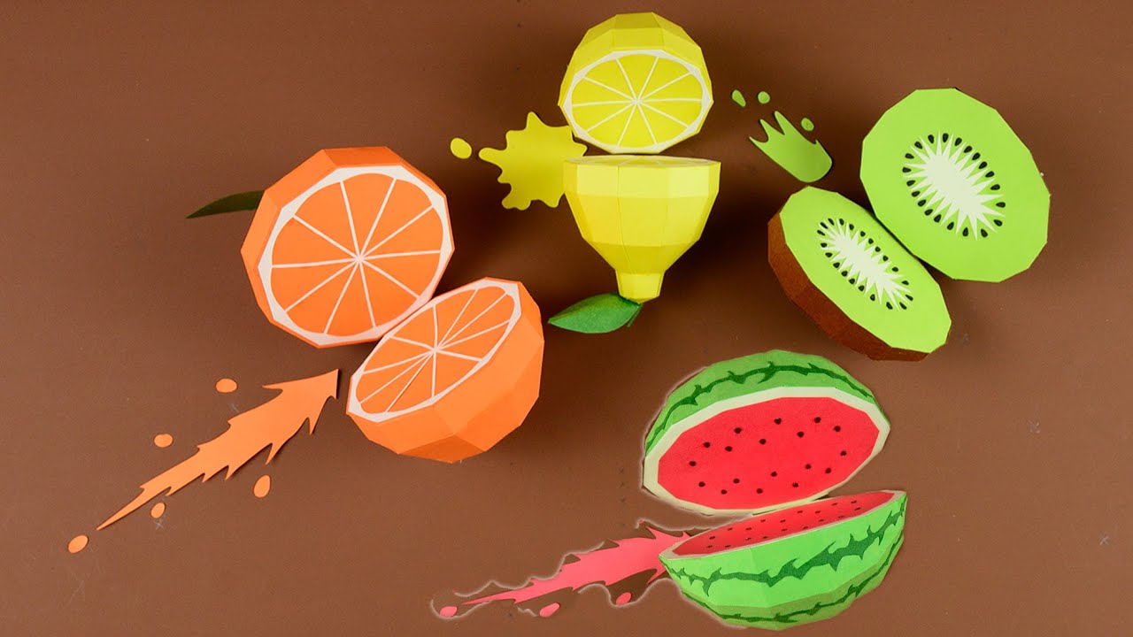 Stop motion playing - How to make Paper Fruit Ninja| Meng's stop motion ...