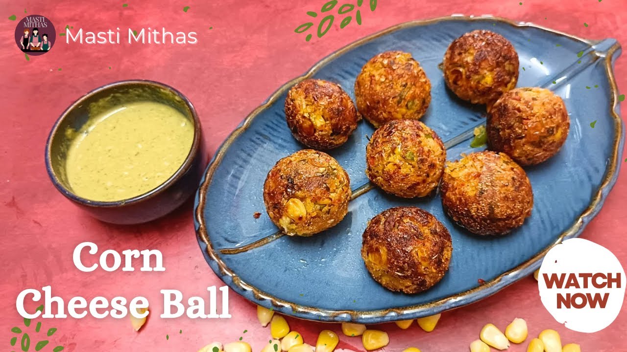 Corn Cheese Balls recipe | Cheese Balls | Cheese Corn Balls | evening ...