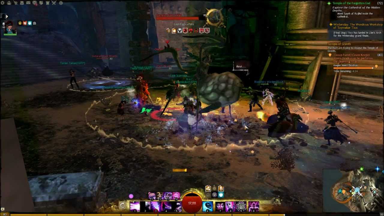 GW2 Temple of Grenth Event Chain Clip 3 - YouTube