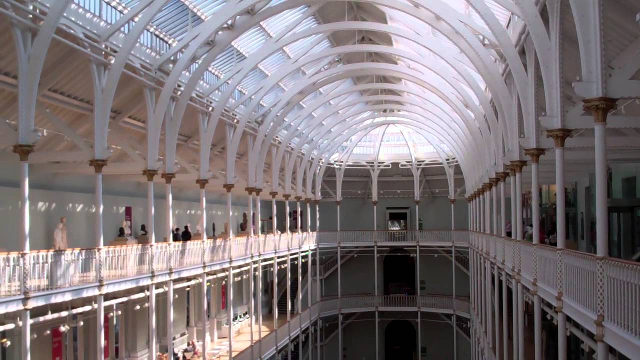 Grand Gallery And Atrium National Museum Edinburgh Scotland - YouTube