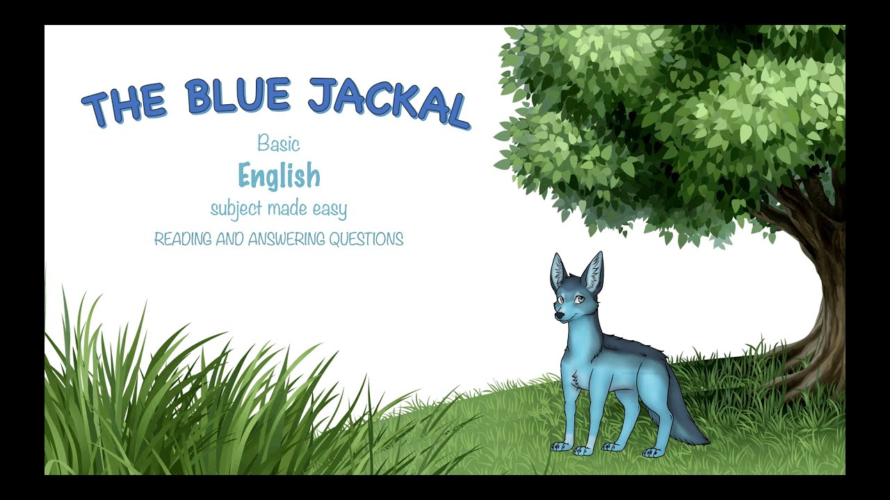 ENGLISH READING AND ANSWERING QUESTIONS | THE BLUE JACKAL - YouTube
