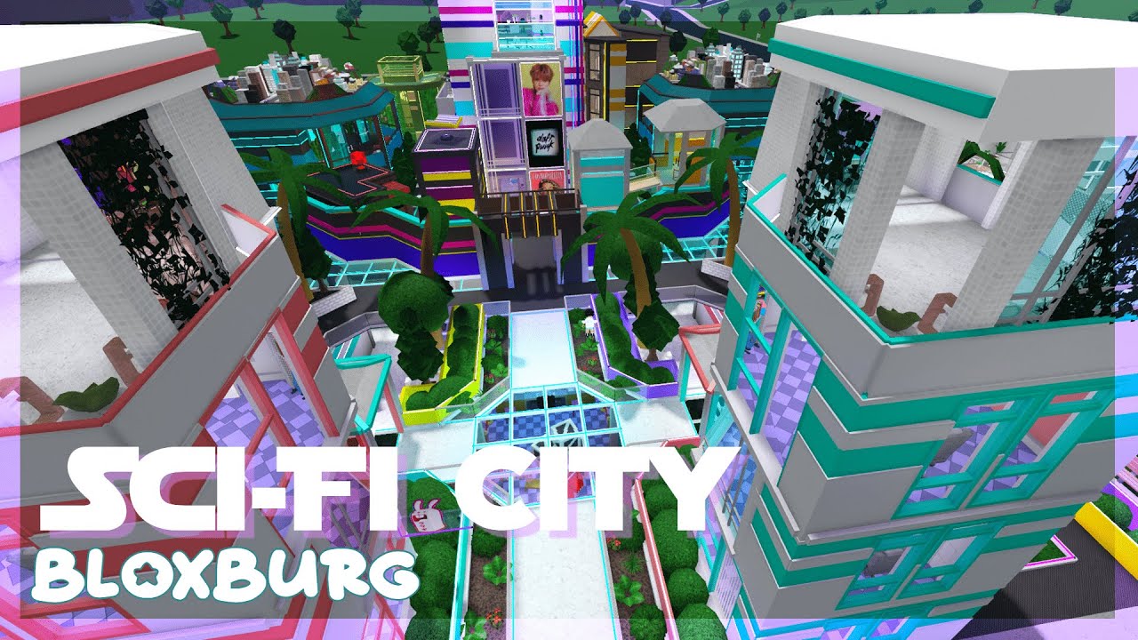 Sci-Fi City | Tour | Bloxburg | Roblox - YouTube