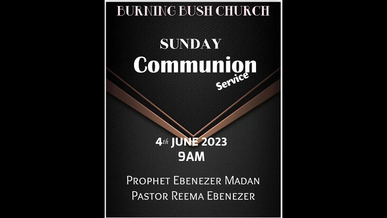BURNING BUSH CHURCH II SUNDAY SERVICE II "CHANGE TO NEWNESS " Prophet ...