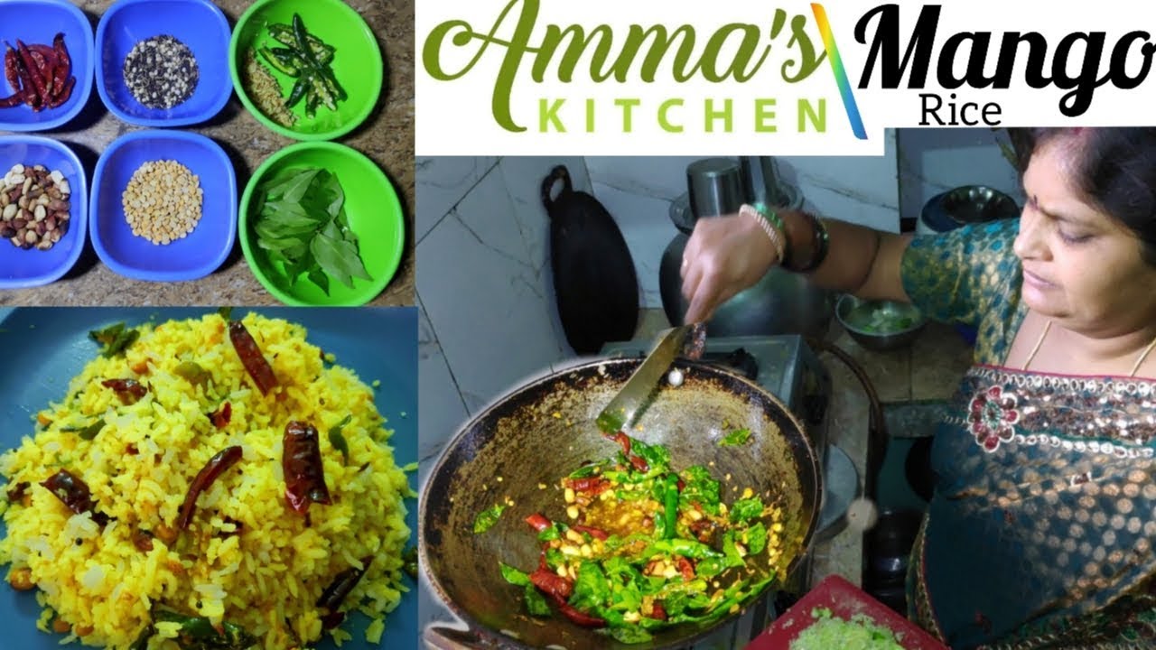 Amma Kitchen 2nd Episode | Learn Cooking | Mango Rice In Andhra Style ...