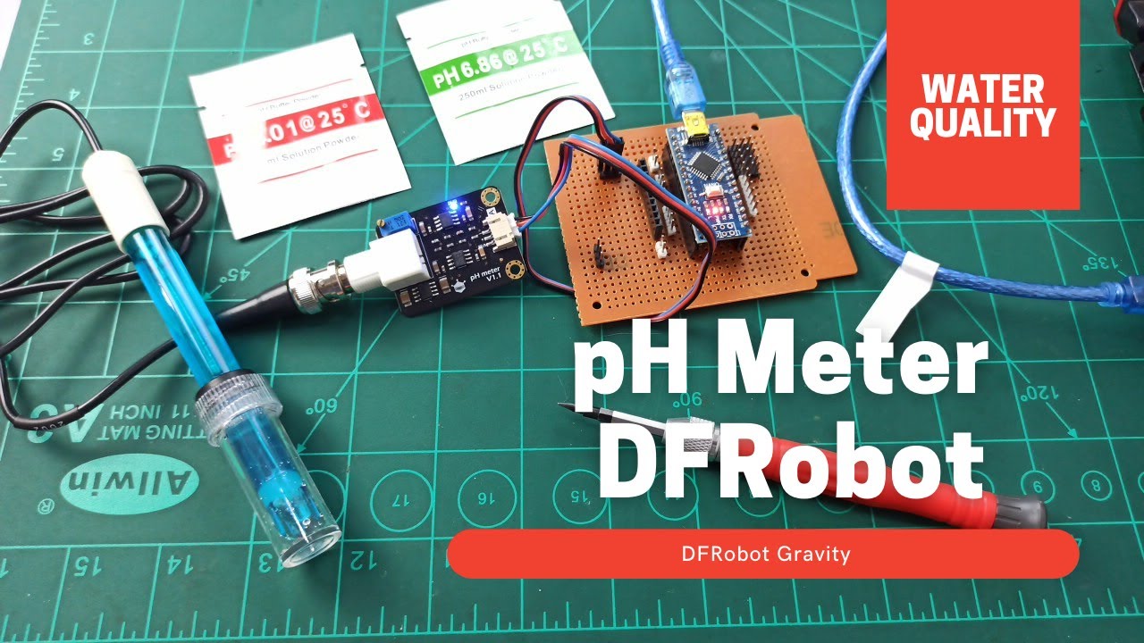 How To Use And Calibration Ph Meter Dfrobot Water Quality Testing With Arduino Youtube