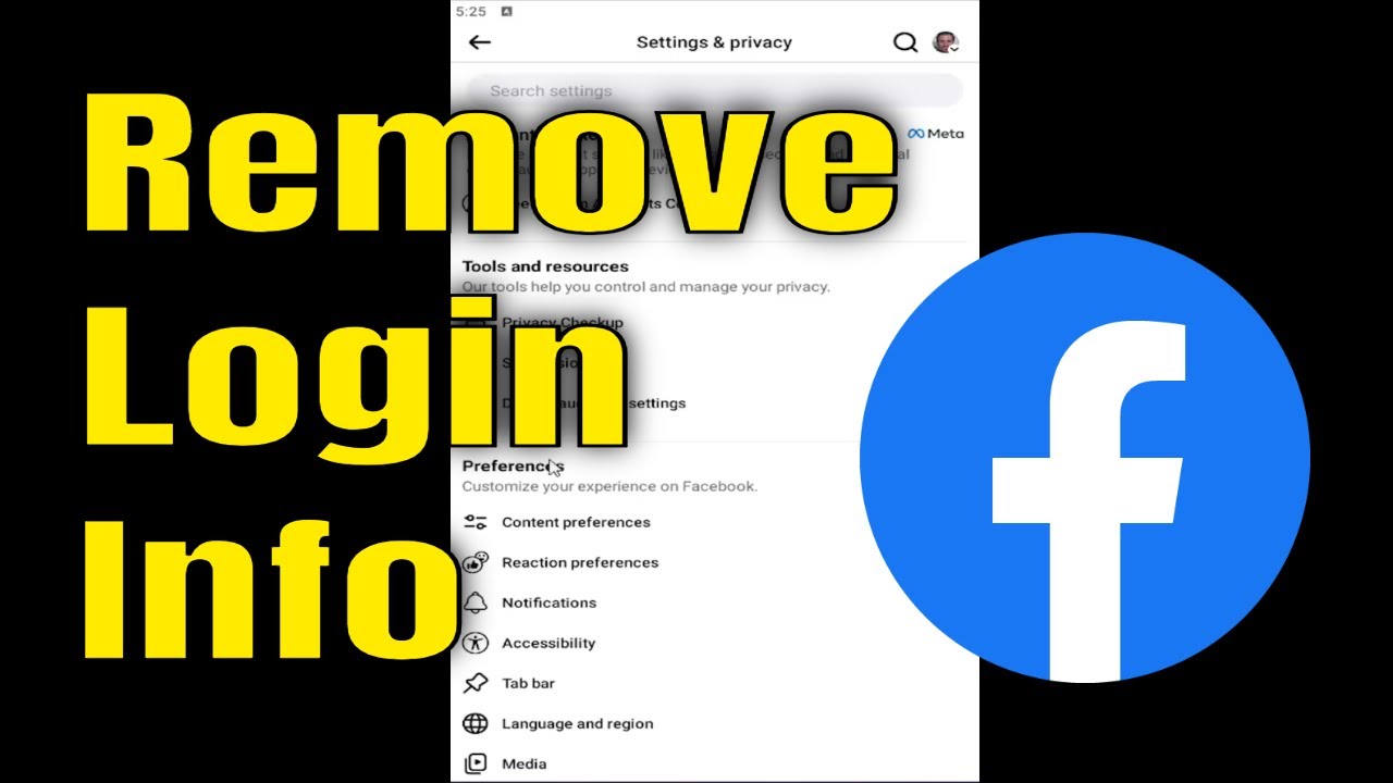 How to Remove Saved Login Info on Facebook (Full Guide) - YouTube