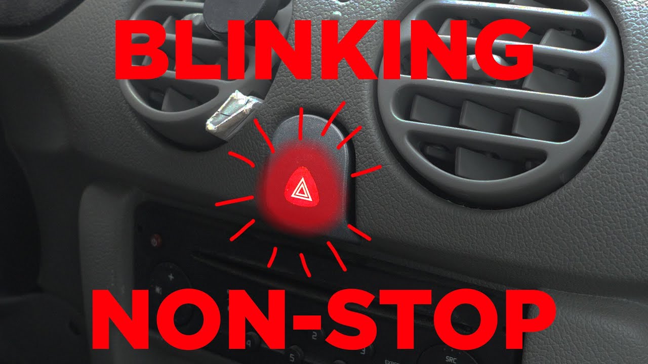 How to fix hazard lights blinking non-stop (Renault Kangoo) - YouTube