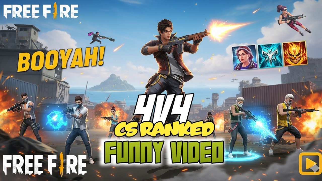 CS Ranked: 4v4 Free Fire - The Ultimate Showdown! #freefire - YouTube